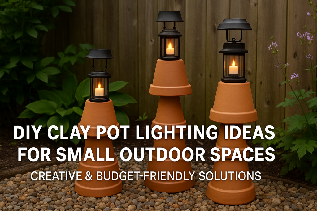 DIY Clay Pot Lighting Ideas for Small Outdoor Spaces - Greenmuse