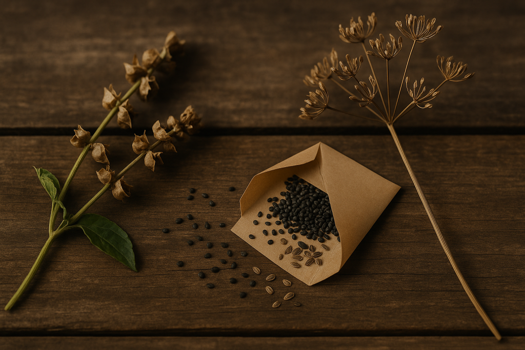How to Save Seeds from Basil & Dill: A Beginner's Guide to Free Herbs ...